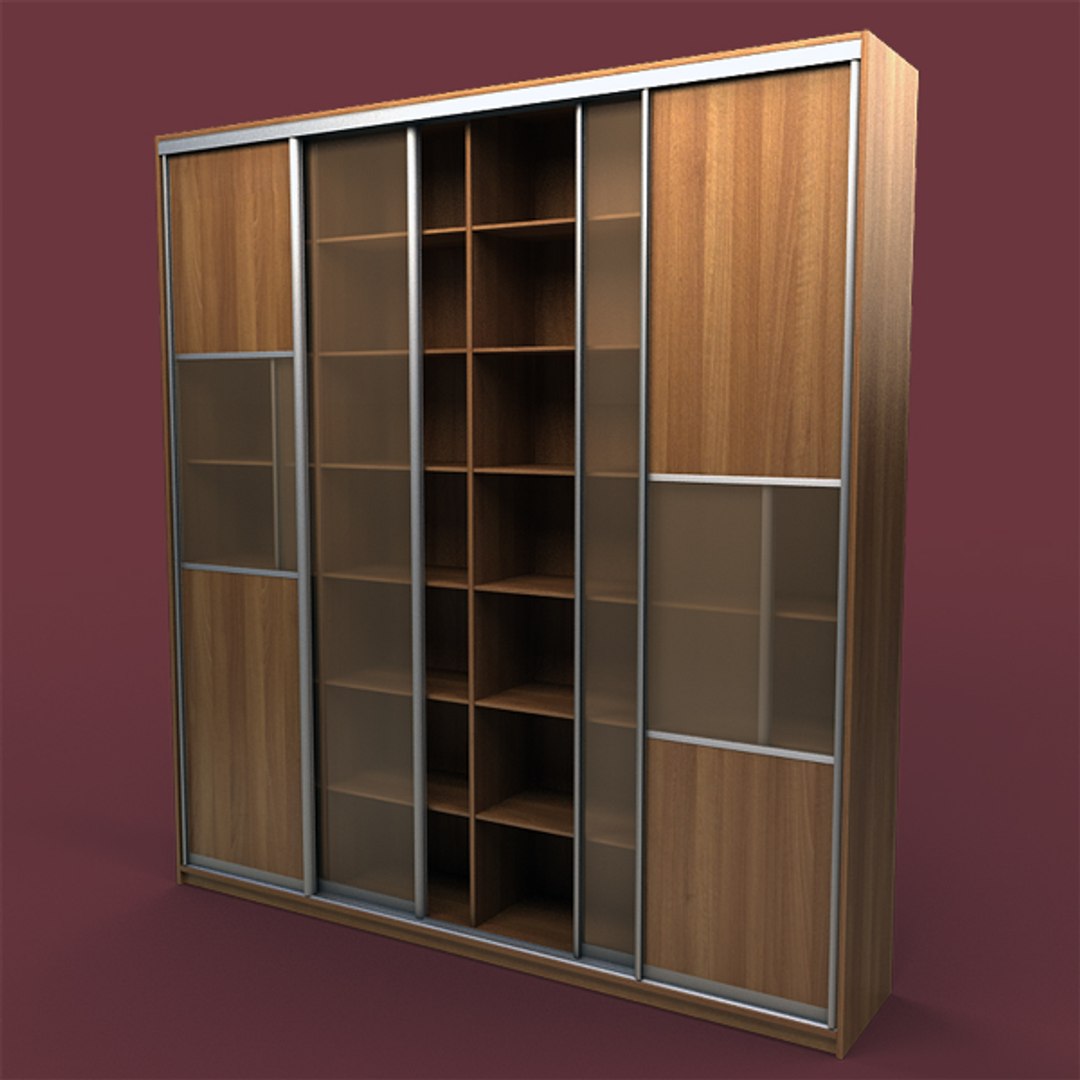 3d Bookcase Model