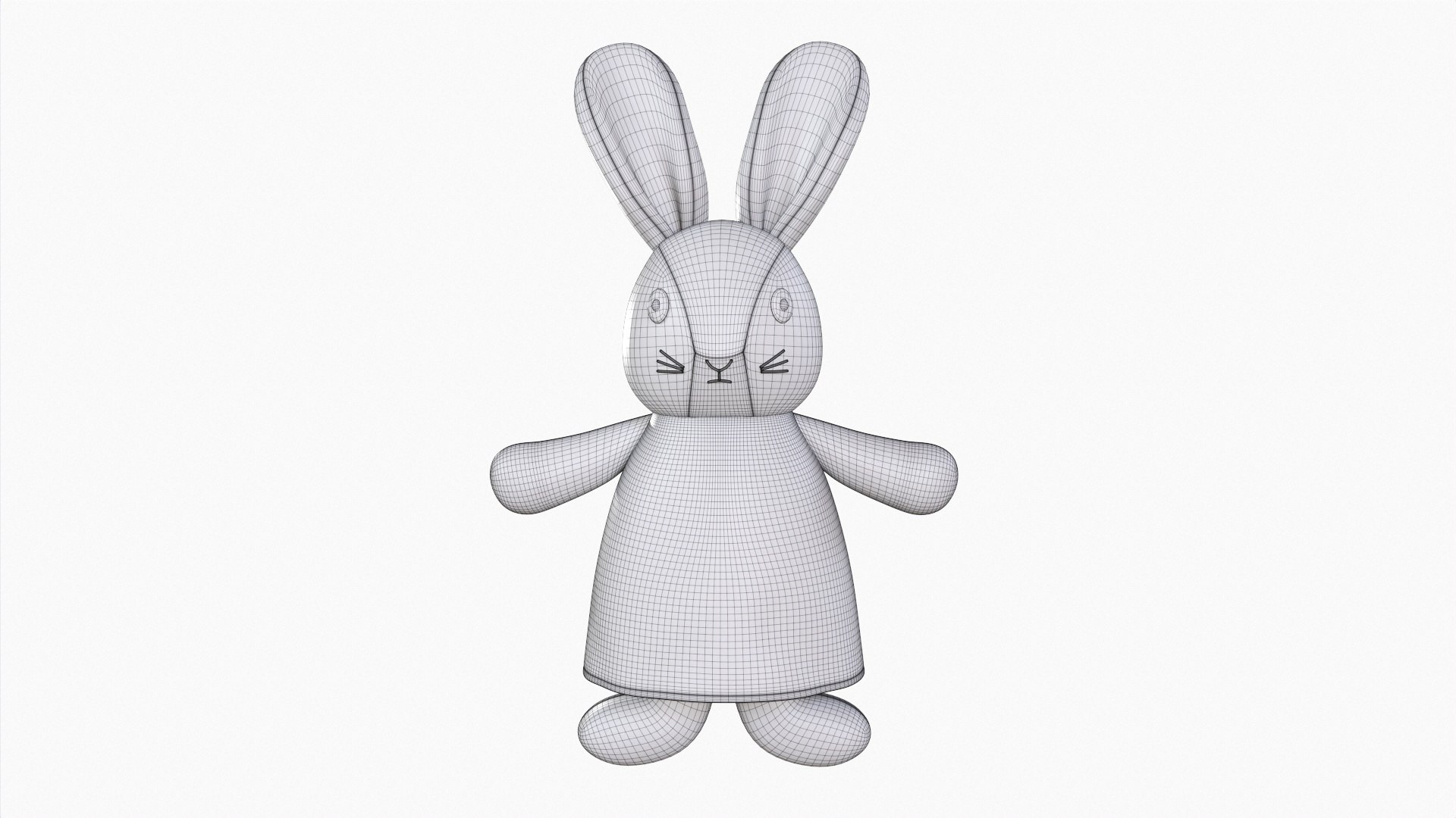 3D Bunny toy girl - TurboSquid 1824366