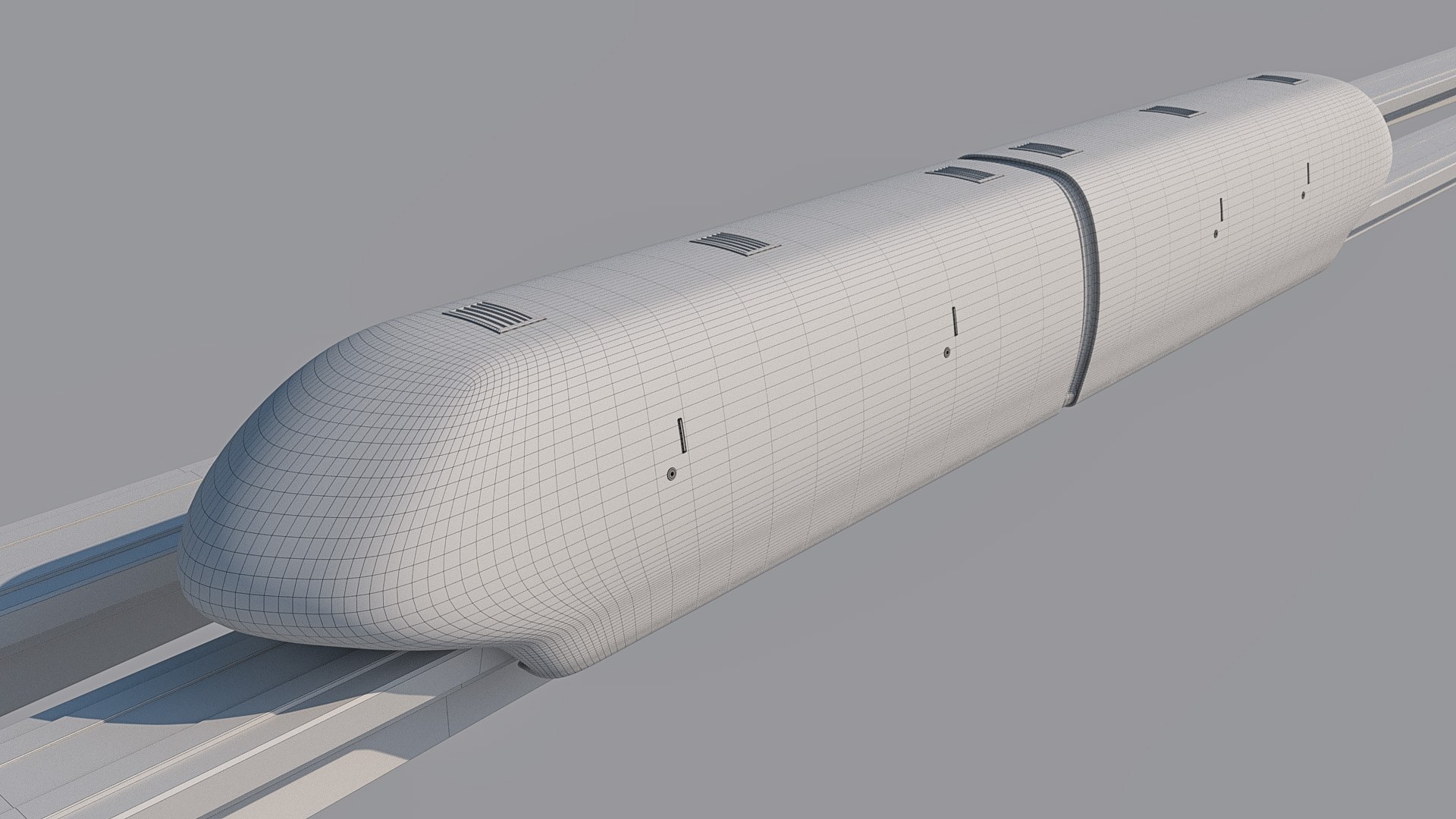 Mono Rail Train 03 3D Model - TurboSquid 1410840