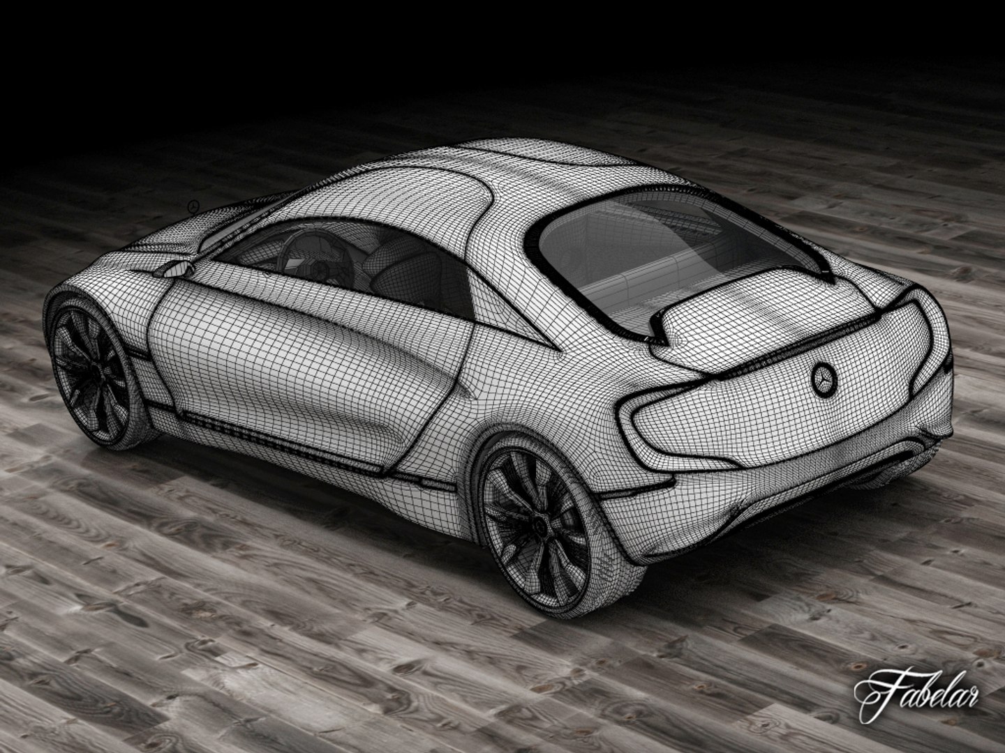 3d Mercedes F125 Concept Car