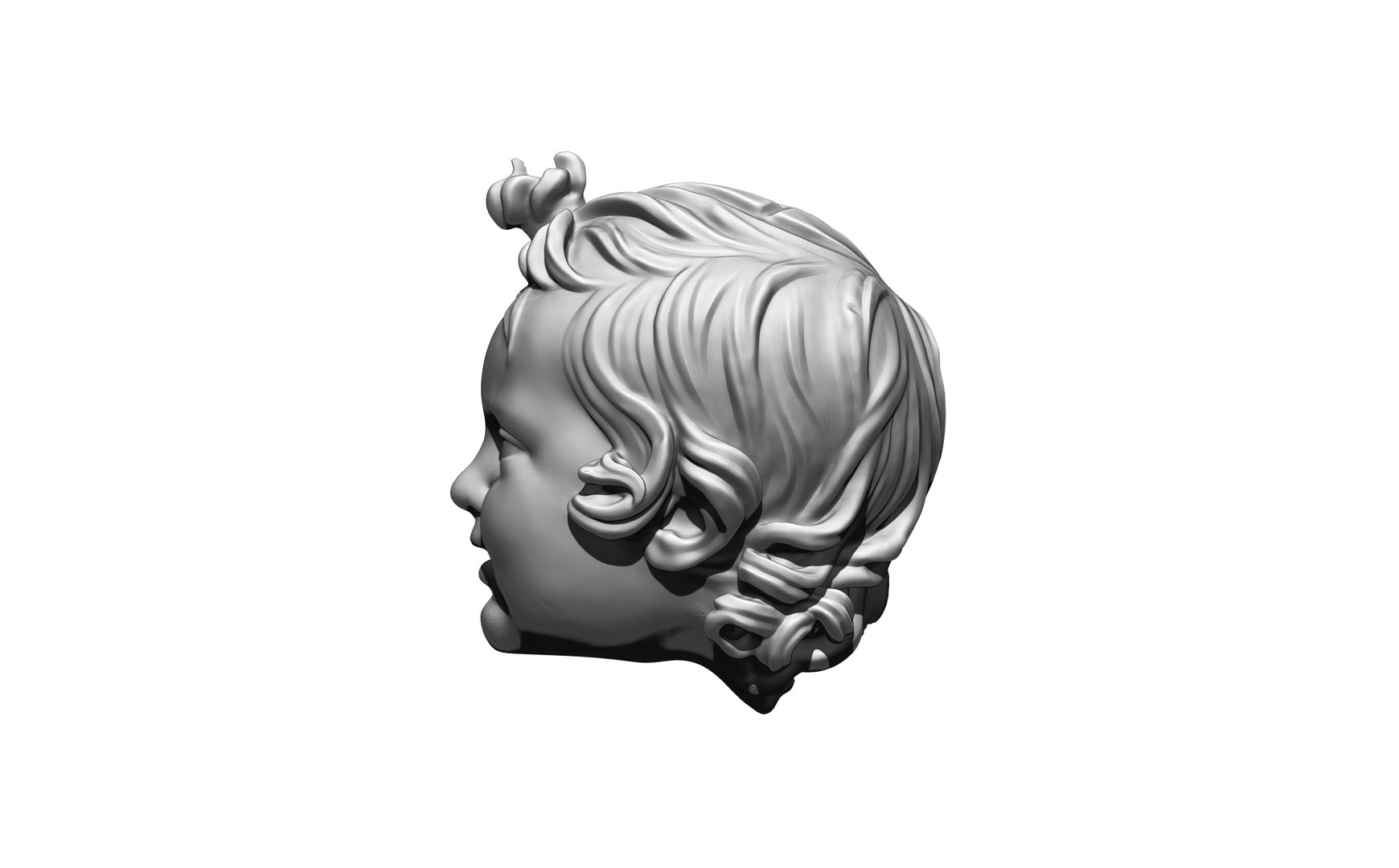 Child Face Head 3D - TurboSquid 2034963