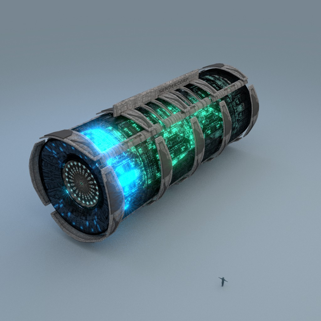 3d Stardrive Spaceship Engine Model