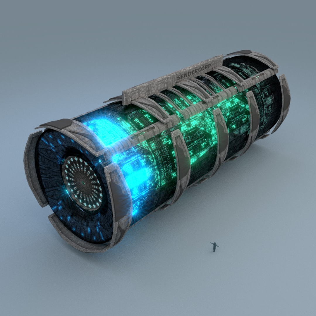 3d Stardrive Spaceship Engine Model
