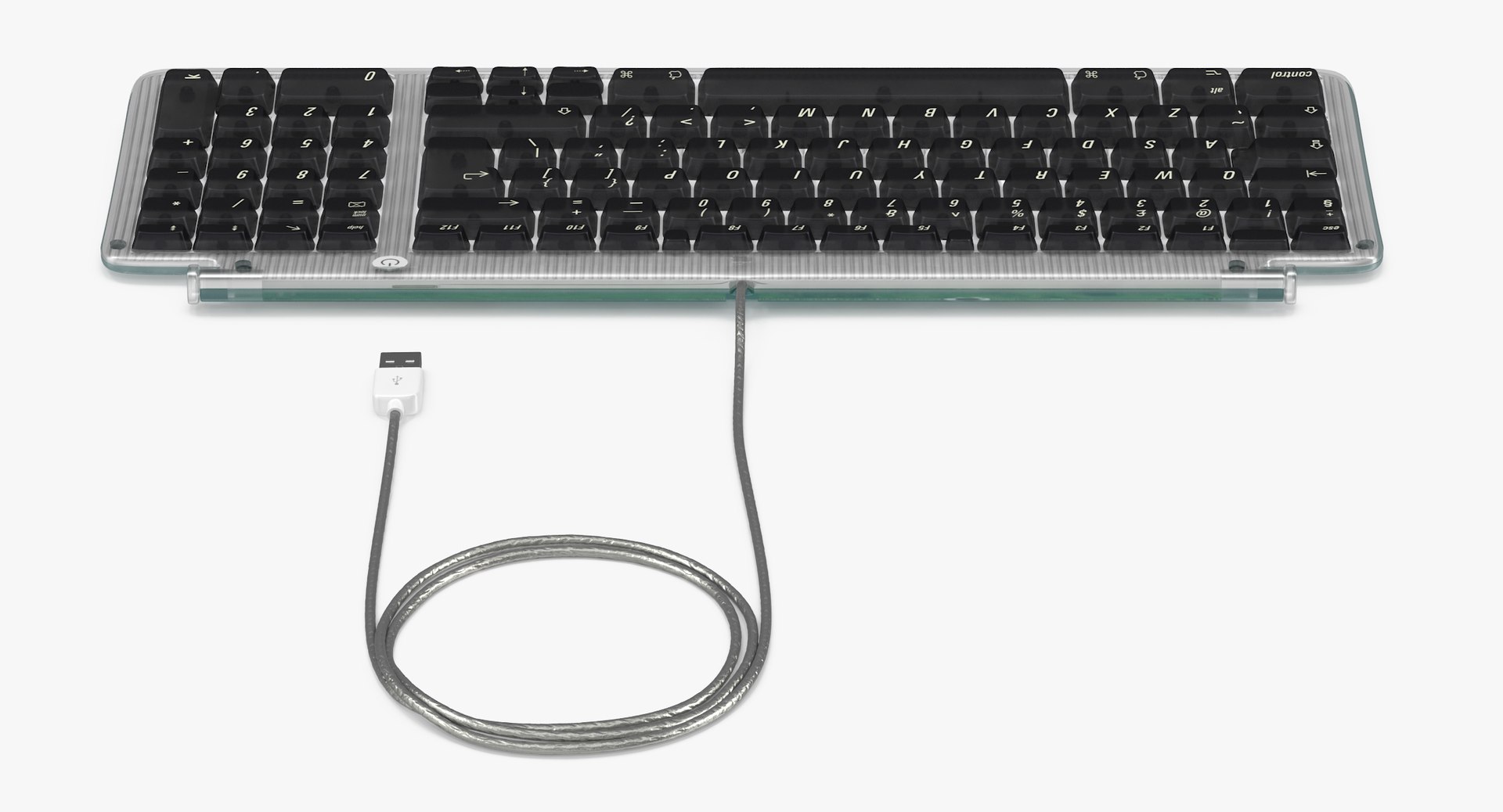 Apple Usb Keyboard 3d Model