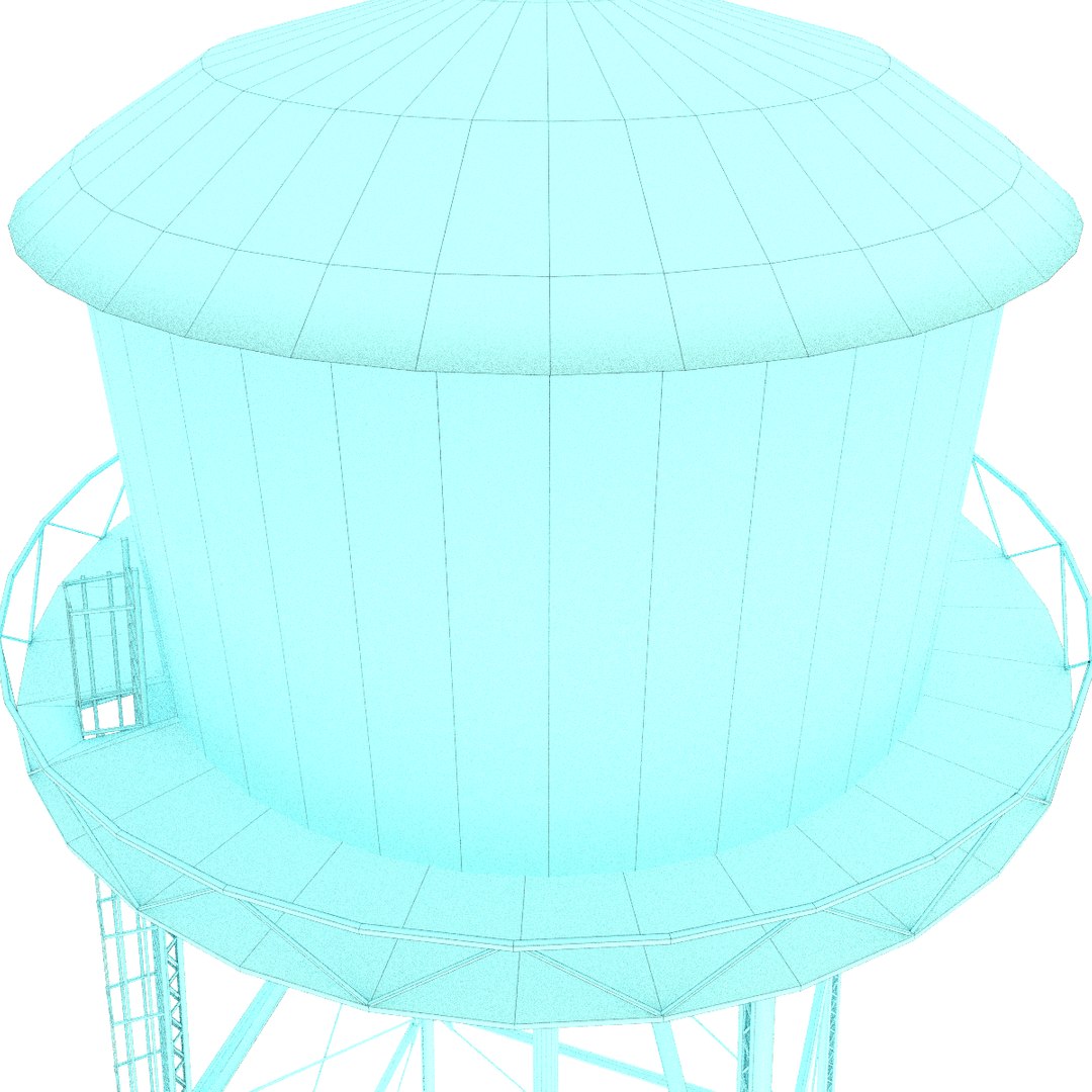 3d Water Tower