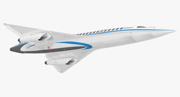 modelo 3d Boom Supersonic Jet Rigged - TurboSquid 1214039