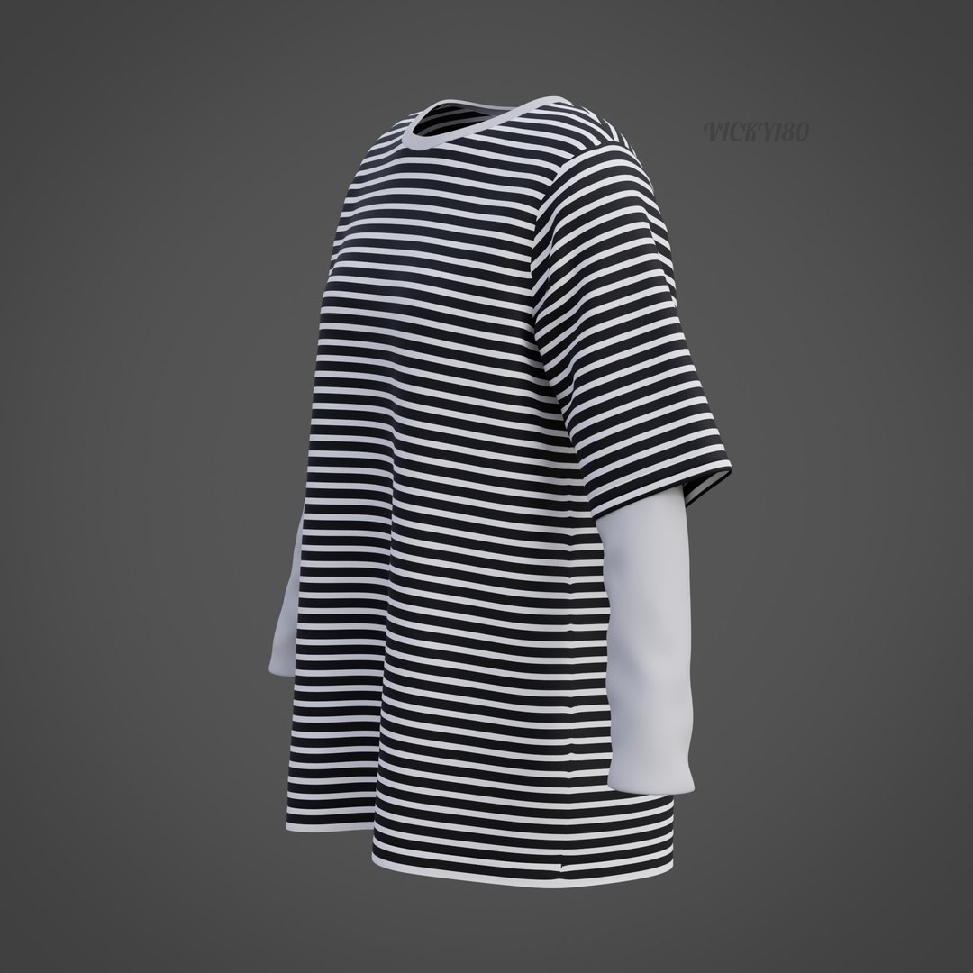 Punk Oversized Stripes Shirt - Harajuku Long Sleeves T-shirt Different ...