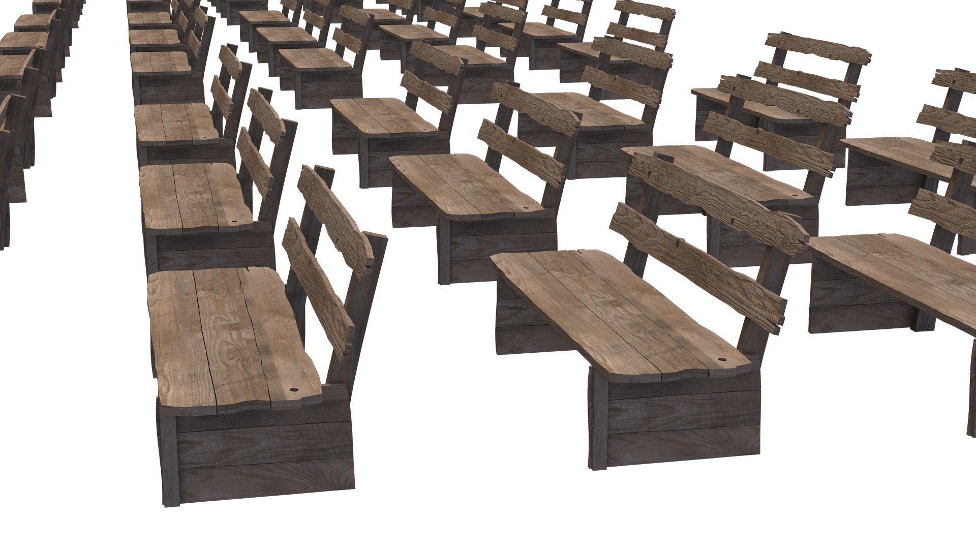 3D Model Open Air Amphitheater Structure With Seats - TurboSquid 2300629