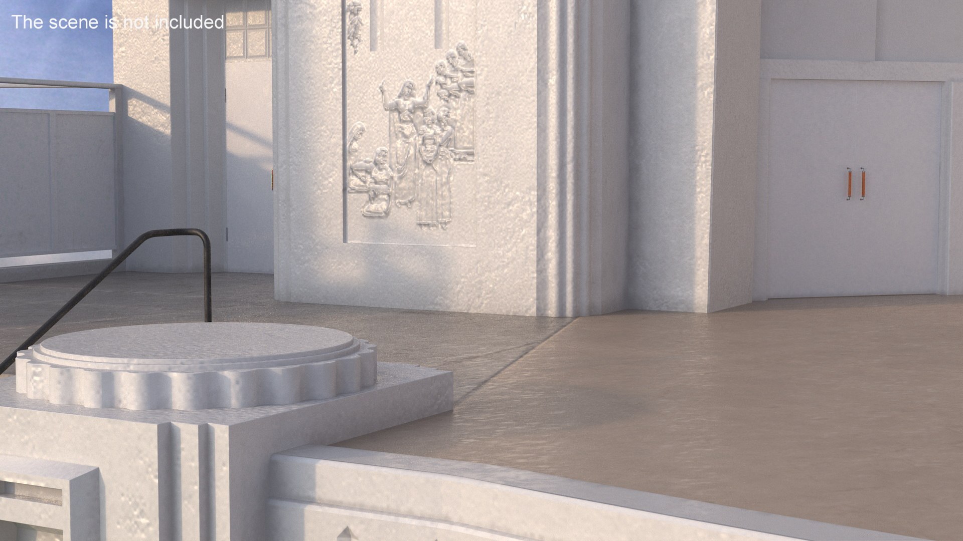 3D Model Open Air Amphitheater Structure With Seats - TurboSquid 2300629