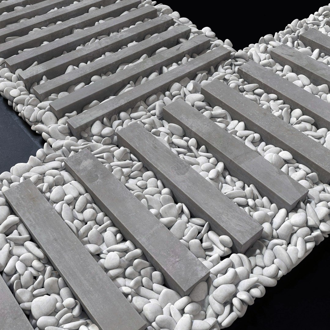 Paving Road Plate Stone Pebble N1 3D Model - TurboSquid 1723862