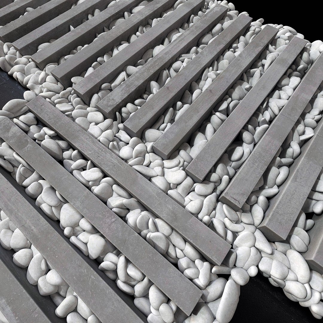 Paving Road Plate Stone Pebble N1 3D Model - TurboSquid 1723862