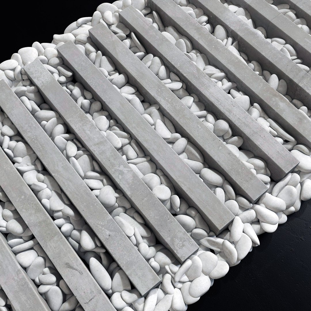 Paving Road Plate Stone Pebble N1 3D Model - TurboSquid 1723862