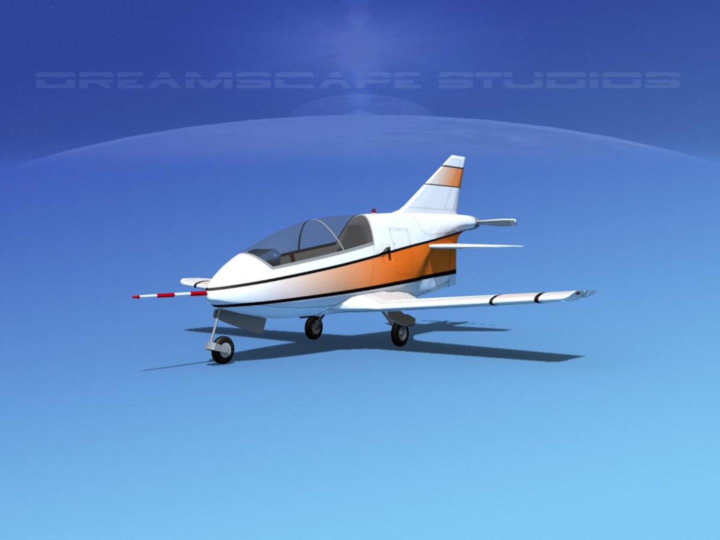 Plane Bd-5 Bede 3d Model