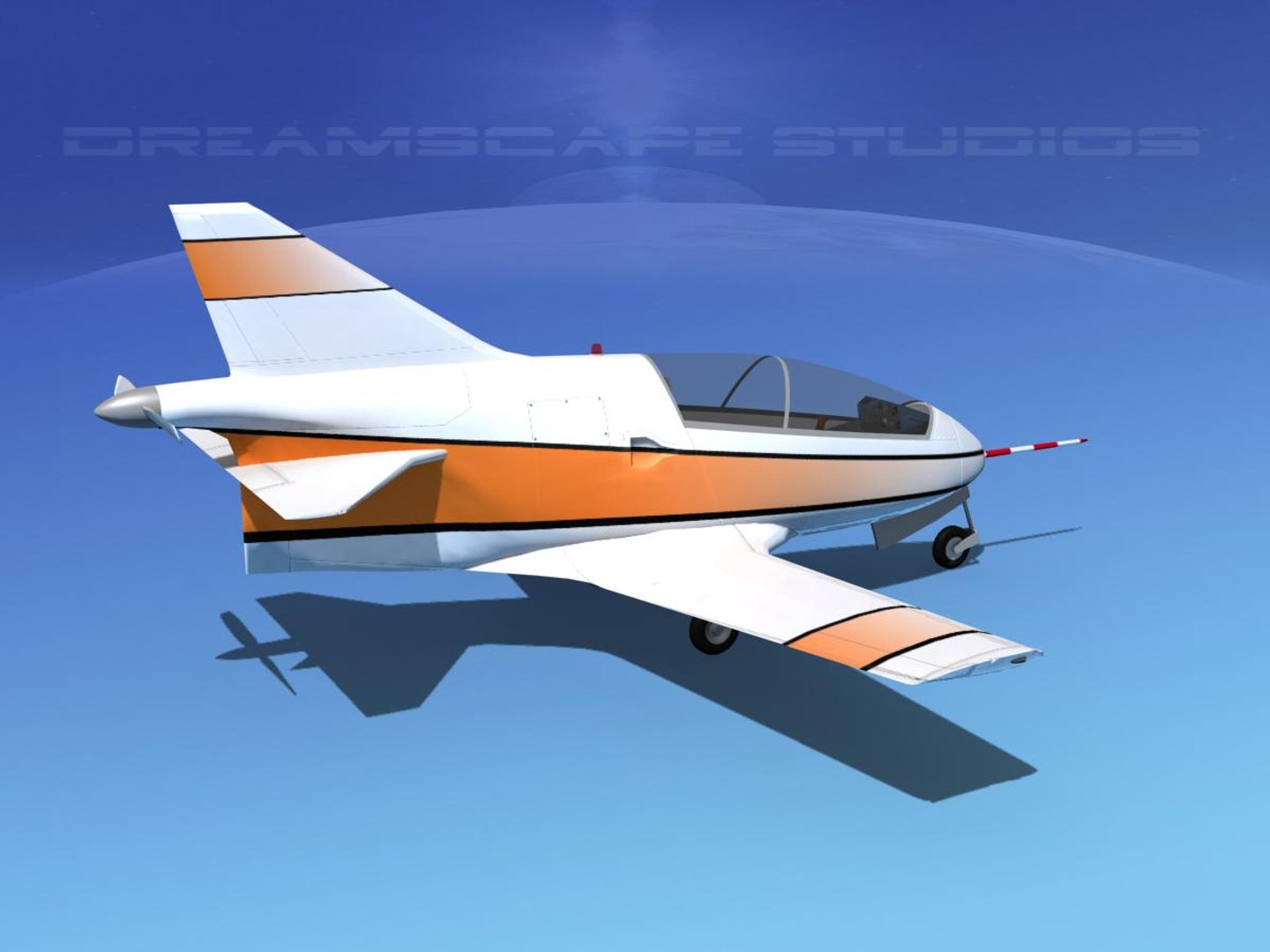 Plane Bd-5 Bede 3d Model