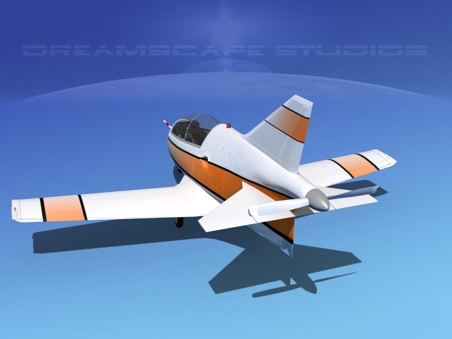 Plane Bd-5 Bede 3d Model