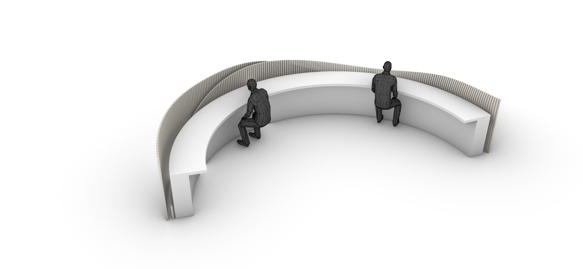 Parametric Counter Desk 02 Model - TurboSquid 1963523