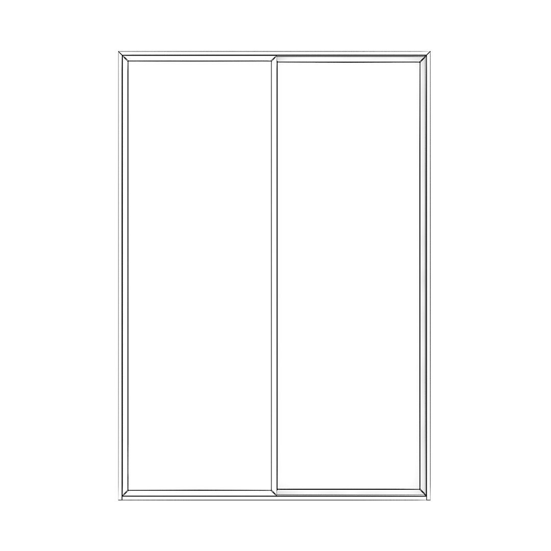 Metal Window 230 X 3D Model - TurboSquid 1198342