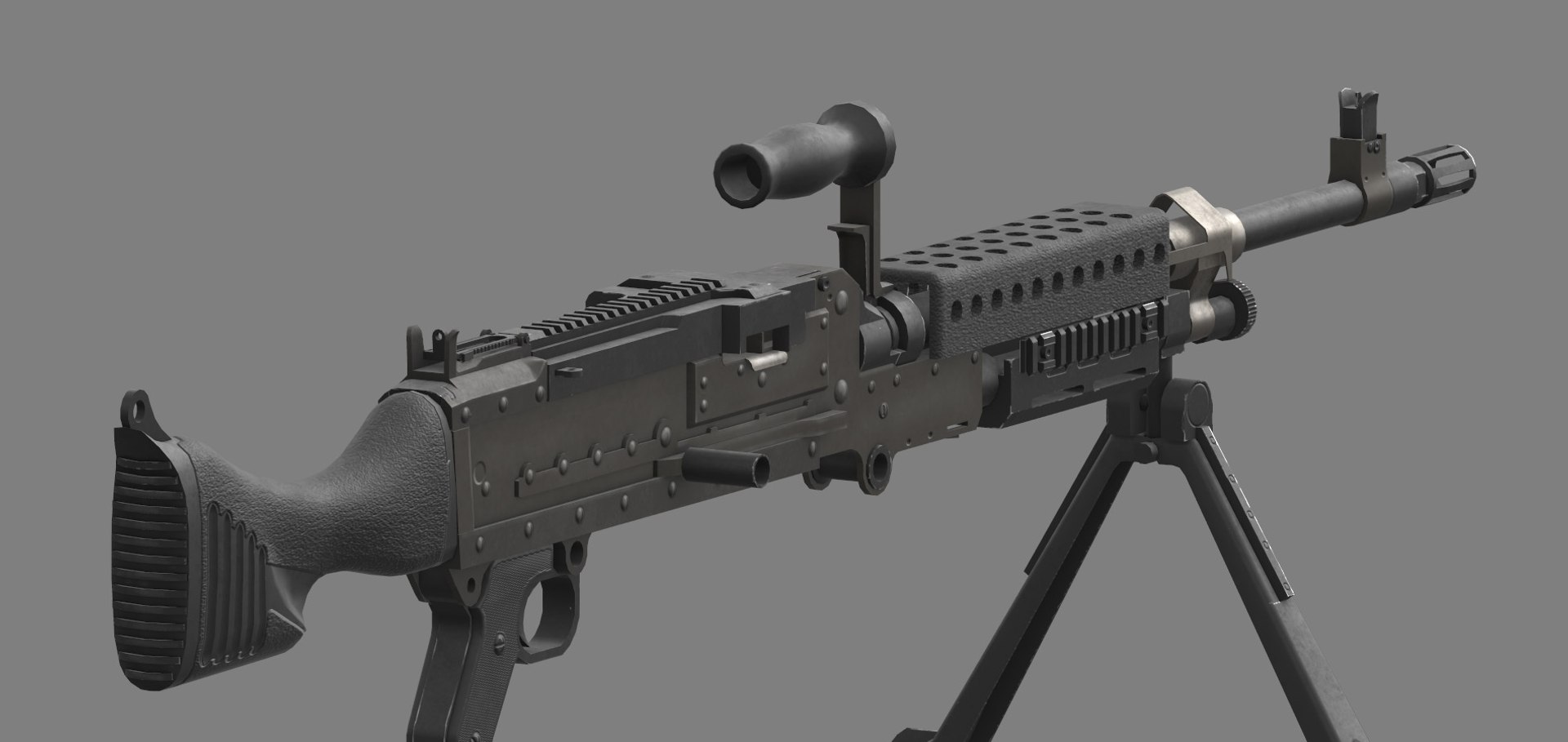 Fn Gun Weapon 3D Model - TurboSquid 1545748