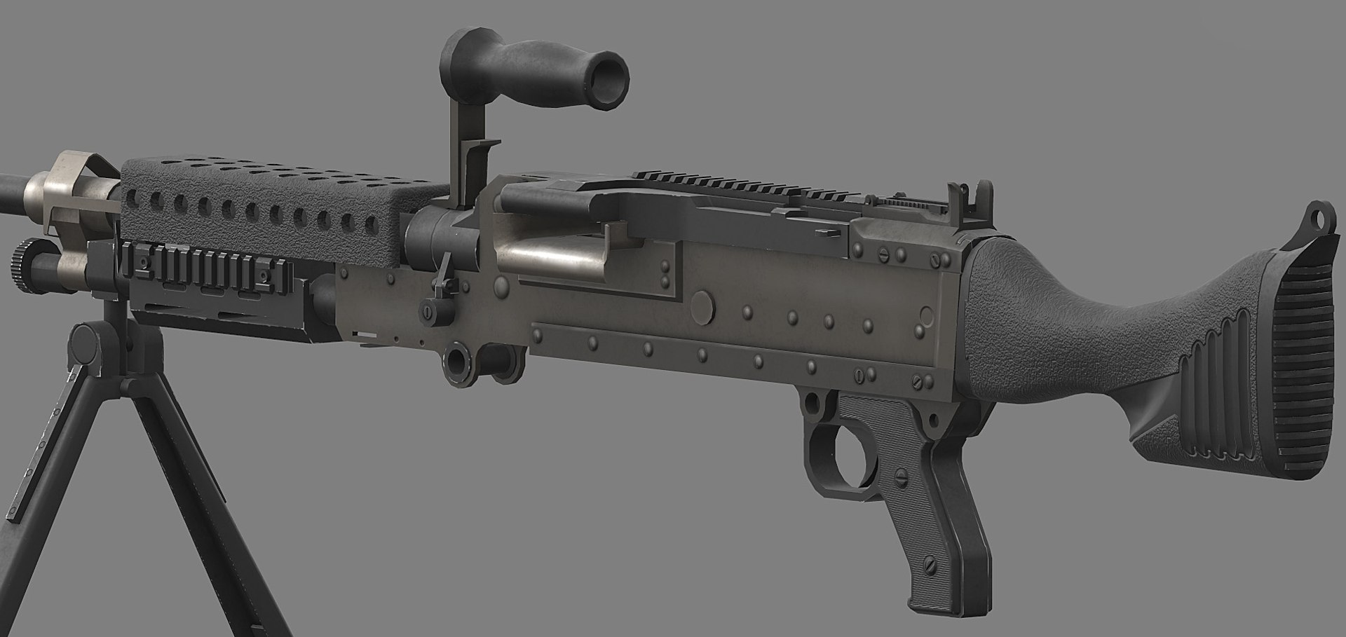 Fn Gun Weapon 3D Model - TurboSquid 1545748