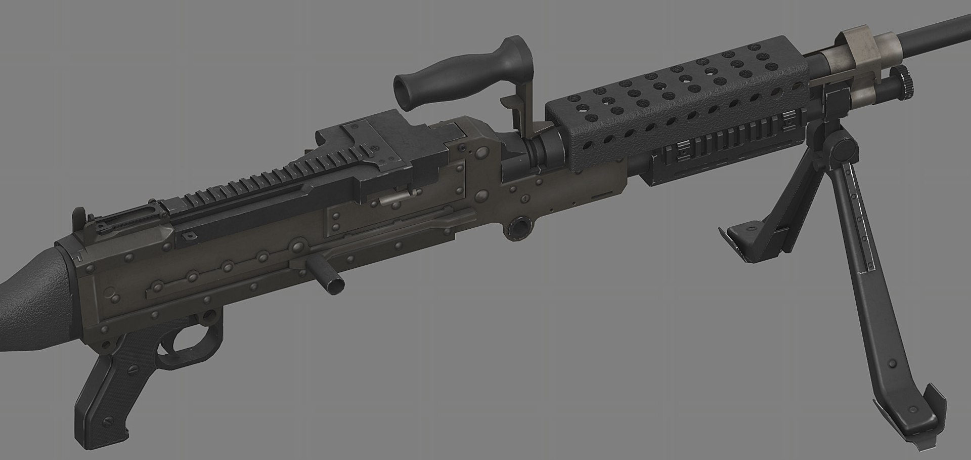 Fn Gun Weapon 3D Model - TurboSquid 1545748