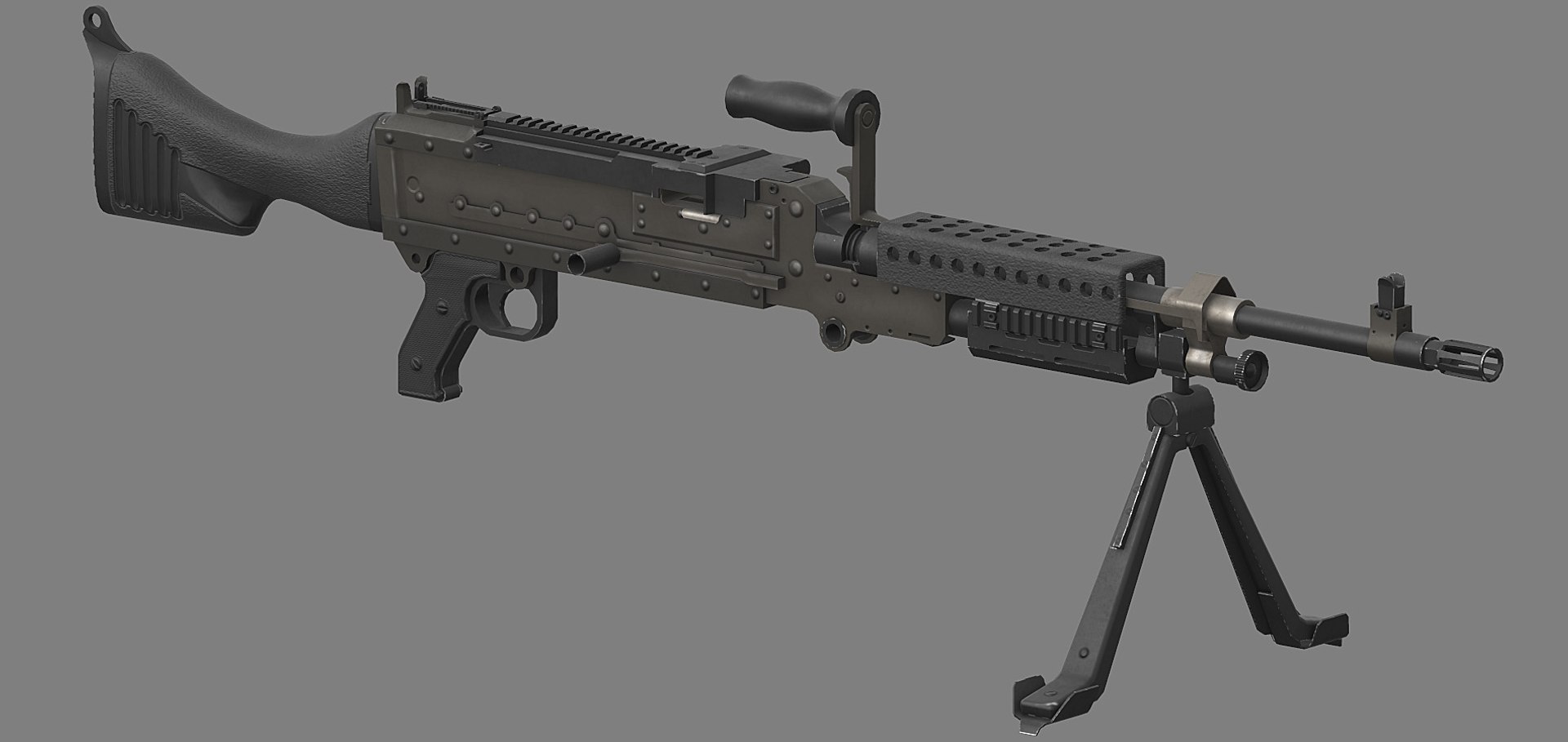 Fn Gun Weapon 3D Model - TurboSquid 1545748
