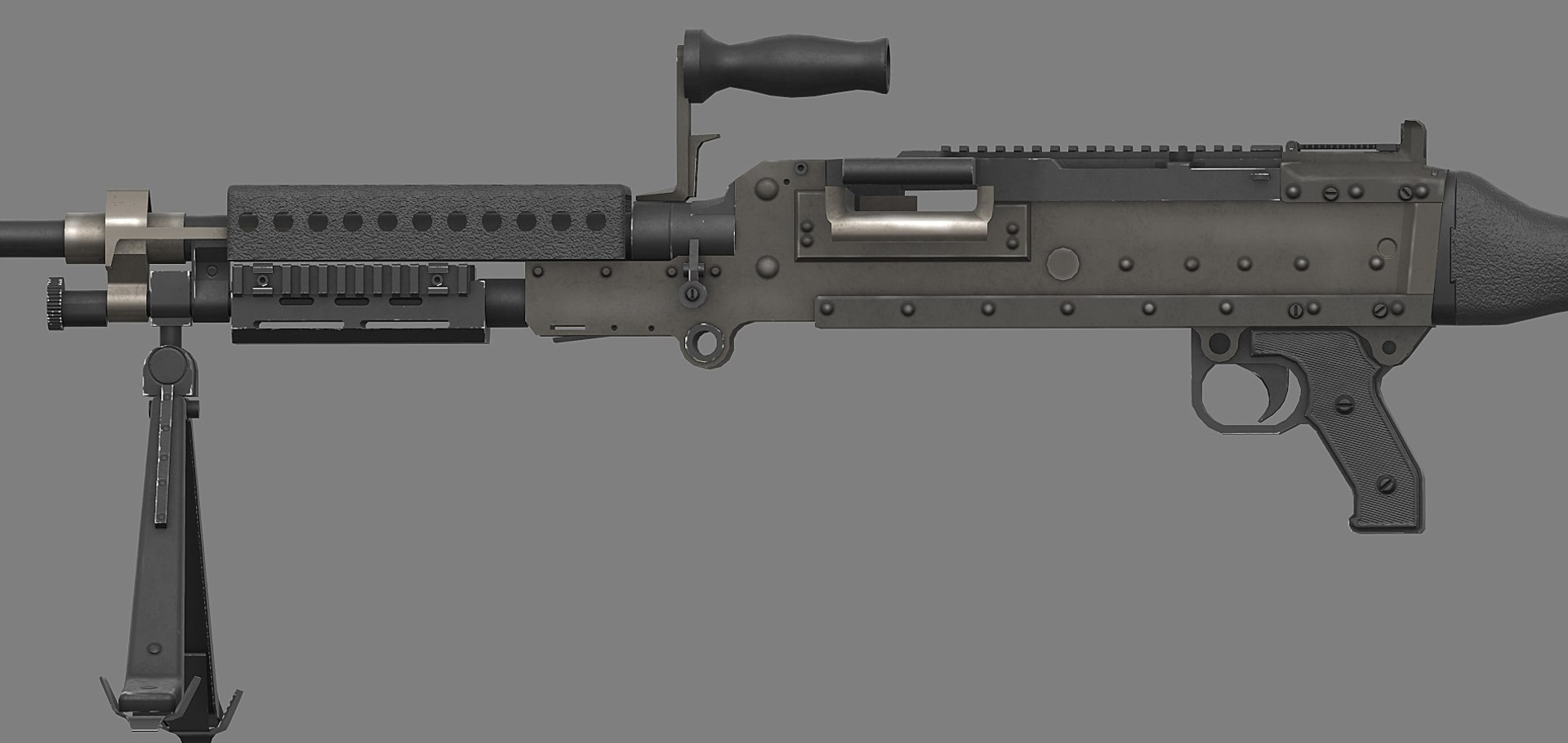 Fn Gun Weapon 3D Model - TurboSquid 1545748