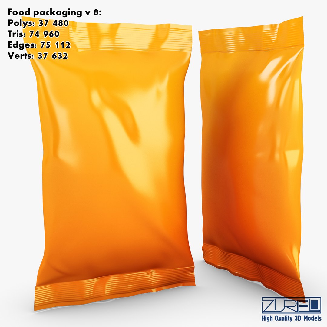 Food packaging volume 2 3D - TurboSquid 1352976