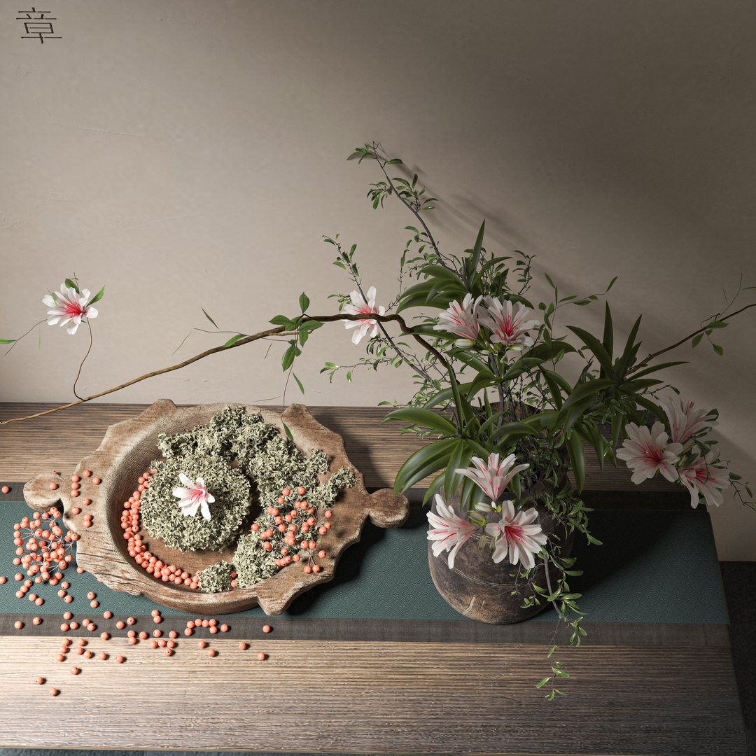 3D Model Chinese-style Artistic Ceramic Vase Design - TurboSquid 2177543