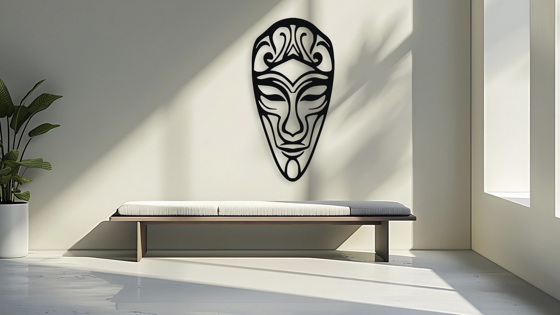 3D Tribal Face Mask Wall Decor Art Vector 3D Print File - TurboSquid ...