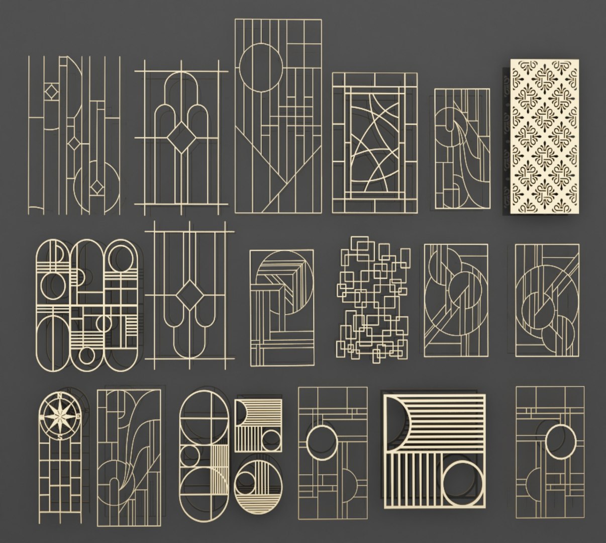 3D Model CNC Decorative Panel 1 - TurboSquid 1831298