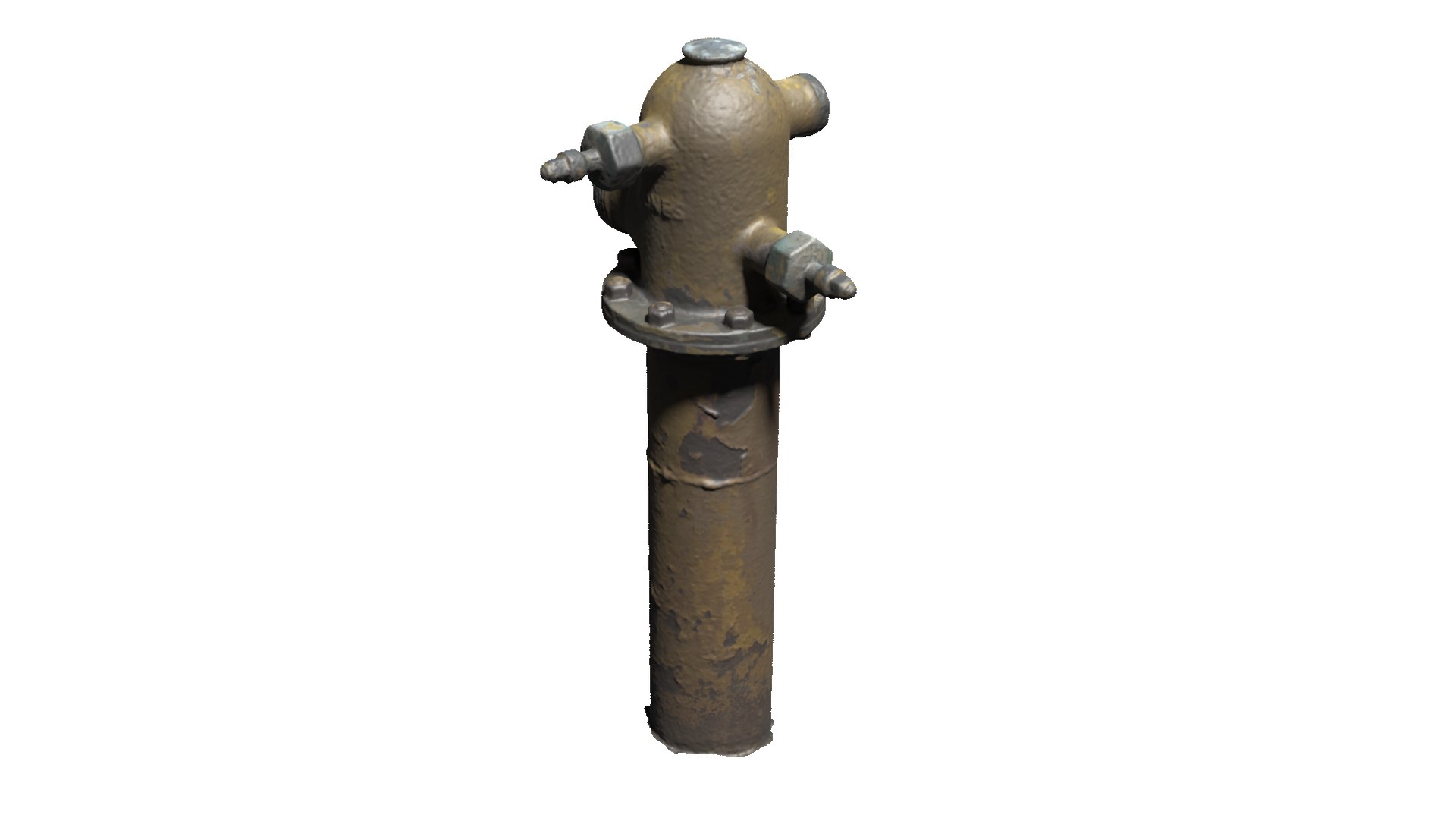 3D Yellow Fire Hydrant Model - TurboSquid 2415454