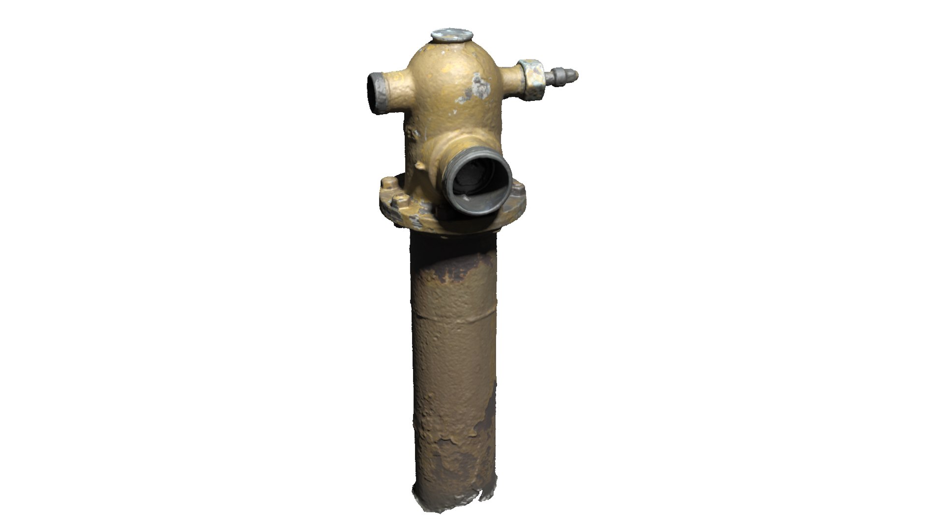 3D Yellow Fire Hydrant Model - TurboSquid 2415454