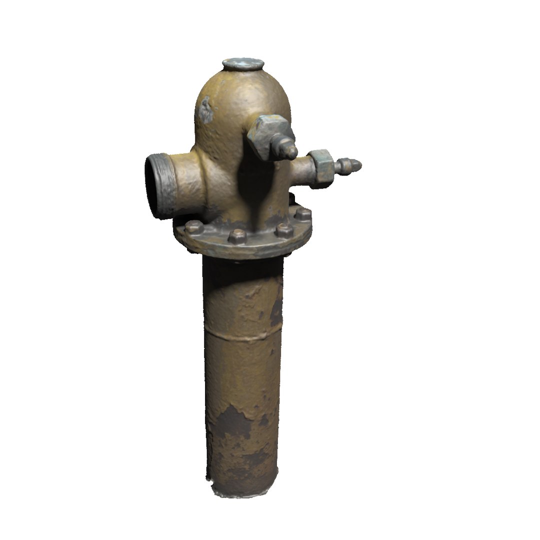3D Yellow Fire Hydrant Model - TurboSquid 2415454