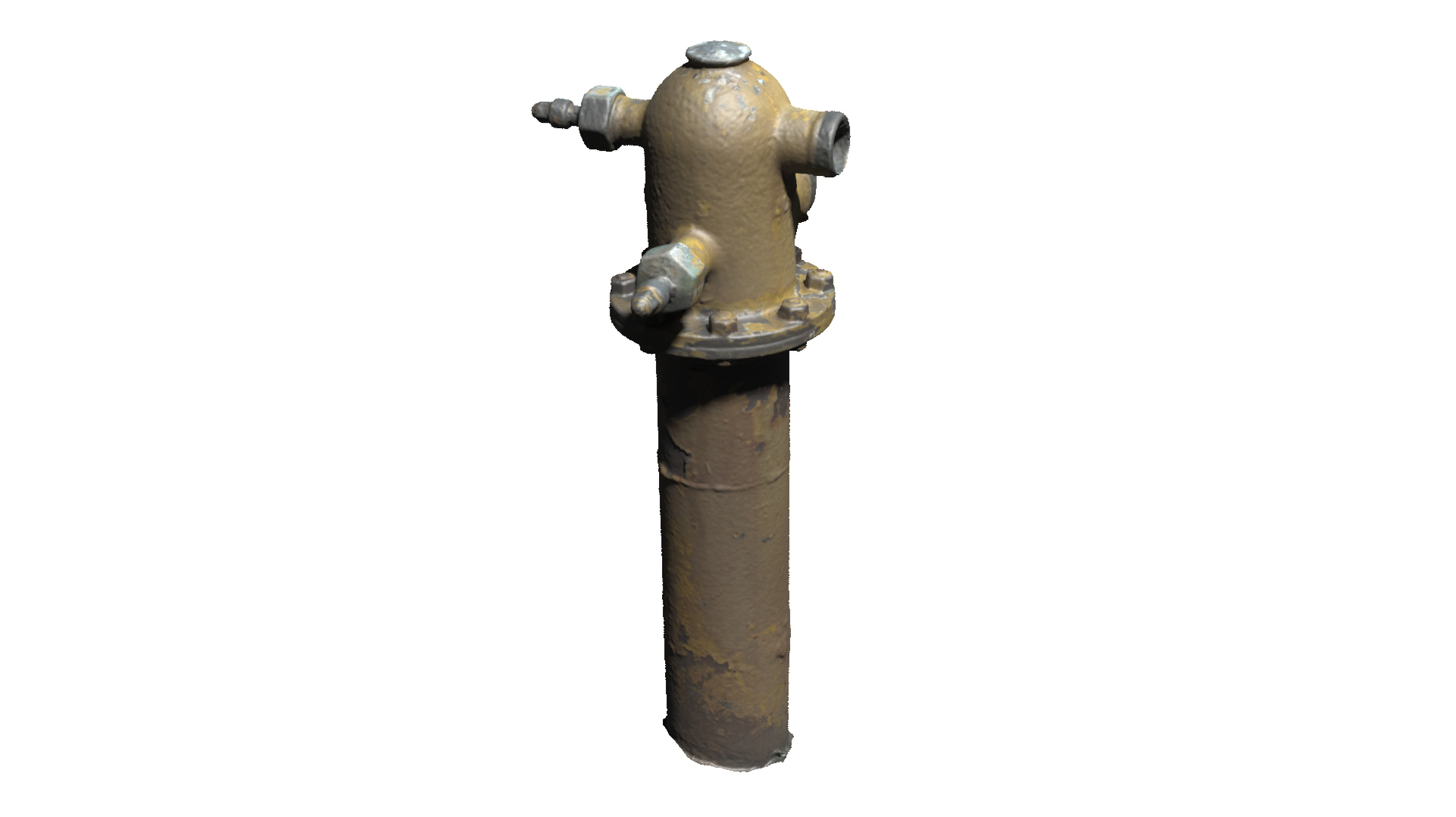 3D Yellow Fire Hydrant Model - TurboSquid 2415454