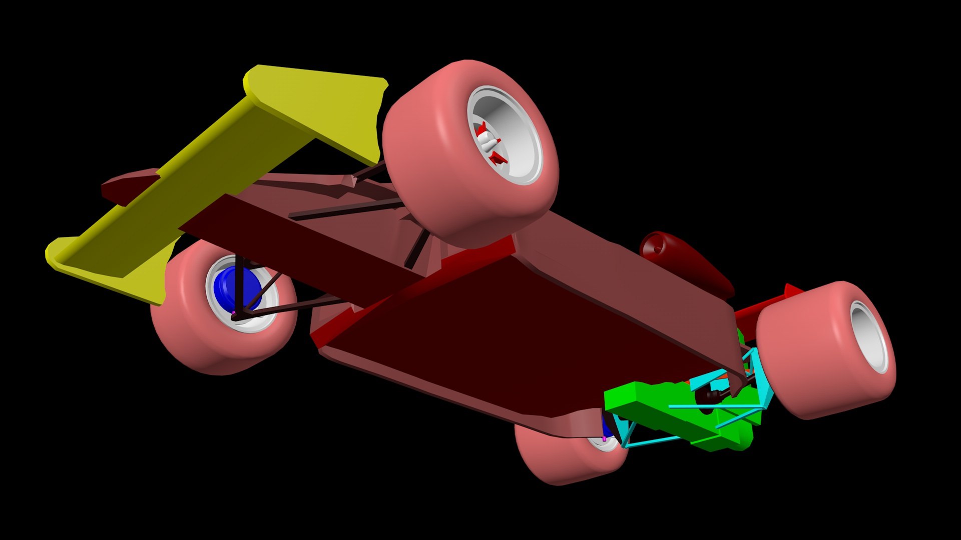 3D Model Fomula-1 Racer Racing Car - TurboSquid 2087244