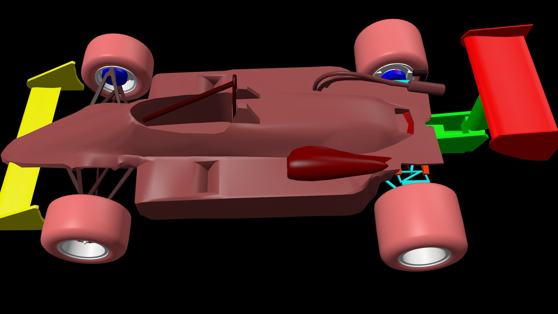 3D Model Fomula-1 Racer Racing Car - TurboSquid 2087244