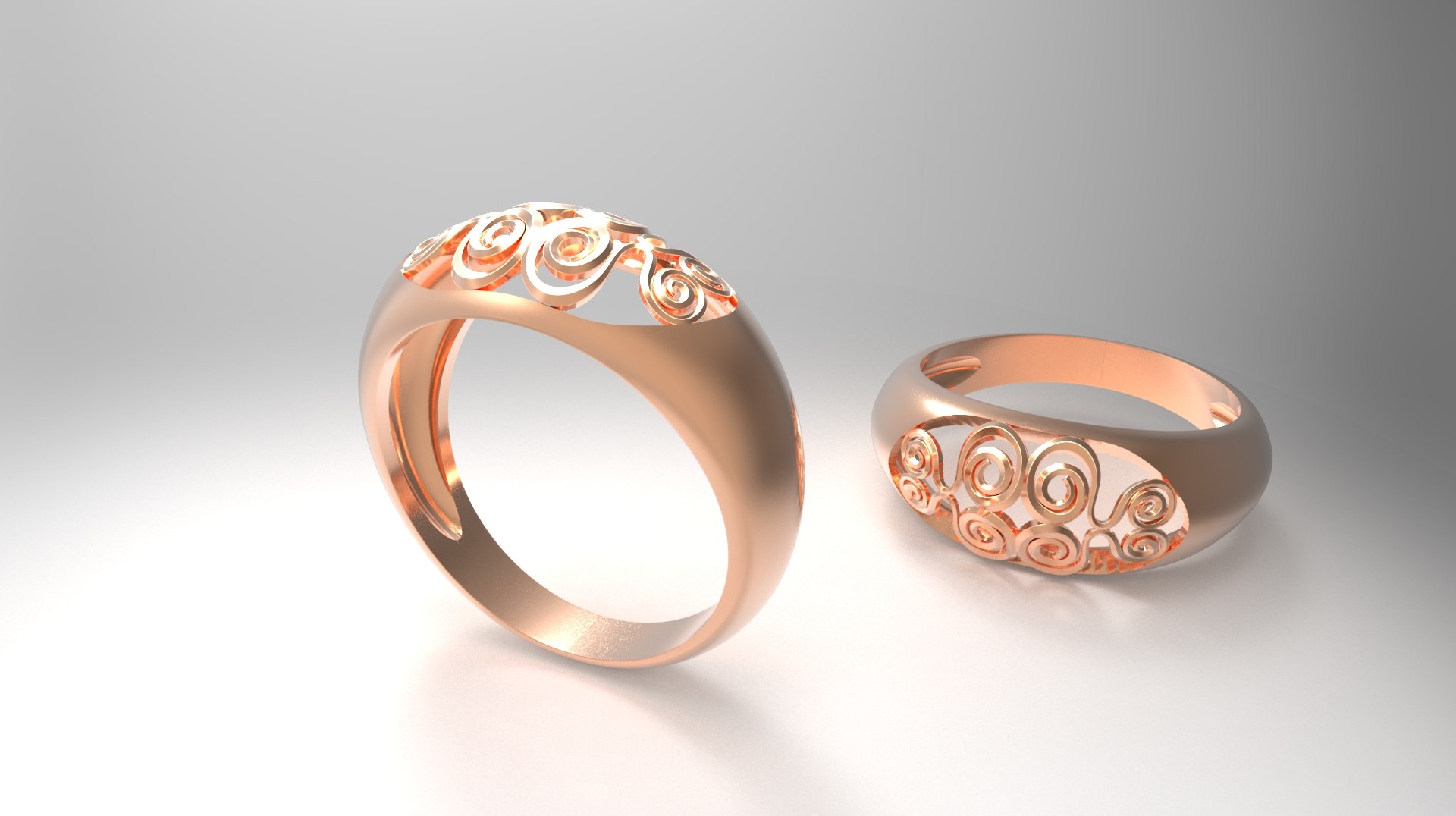 Ring Gems Printers 3d Model