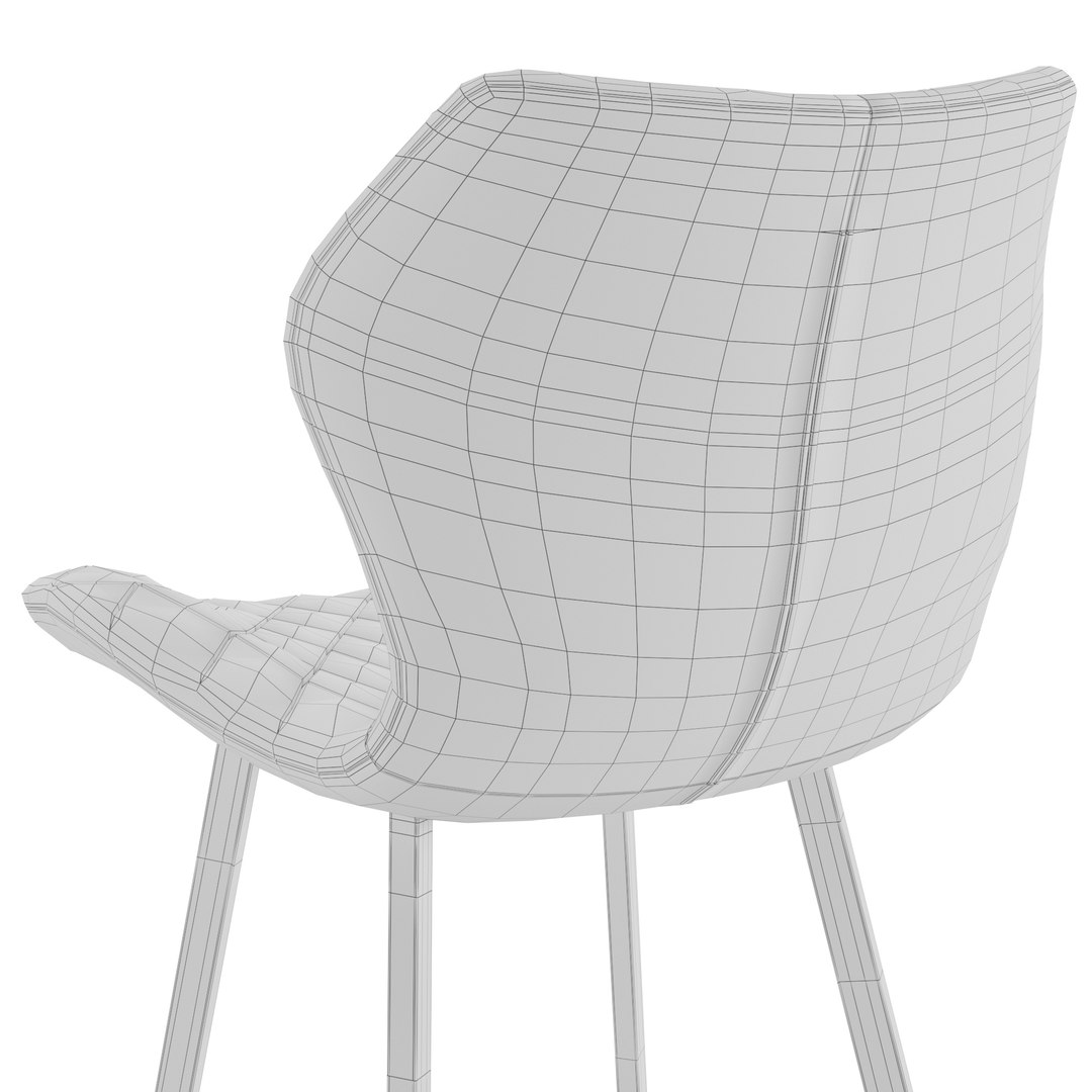 Bar stool Halmar H83 model - TurboSquid 1811331