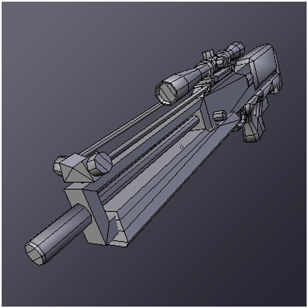 Sniper Wa 2000 3d Model