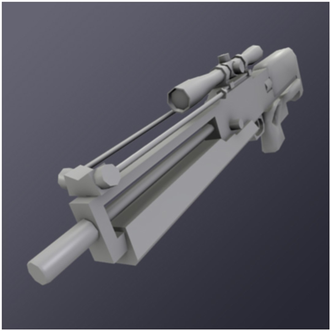 Sniper Wa 2000 3d Model