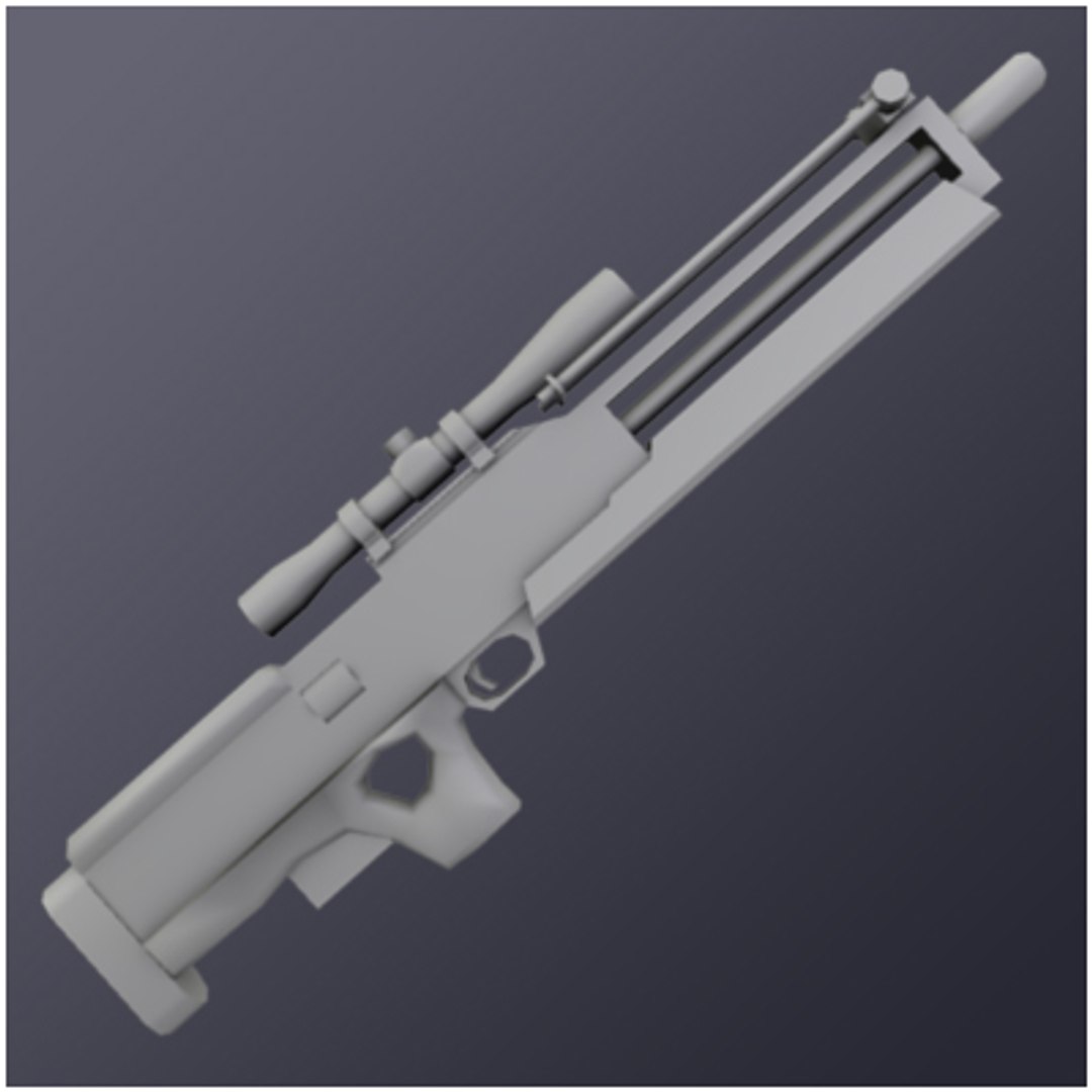 Sniper Wa 2000 3d Model