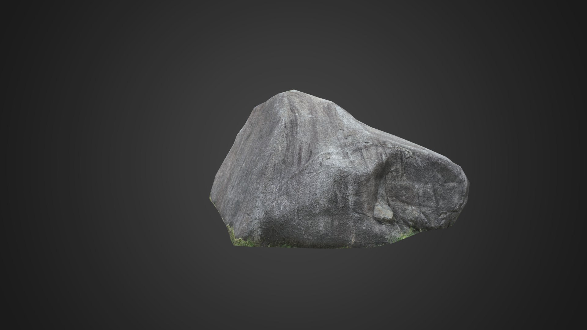 Game Ready Mossy Grey Rock 3D - TurboSquid 2014569