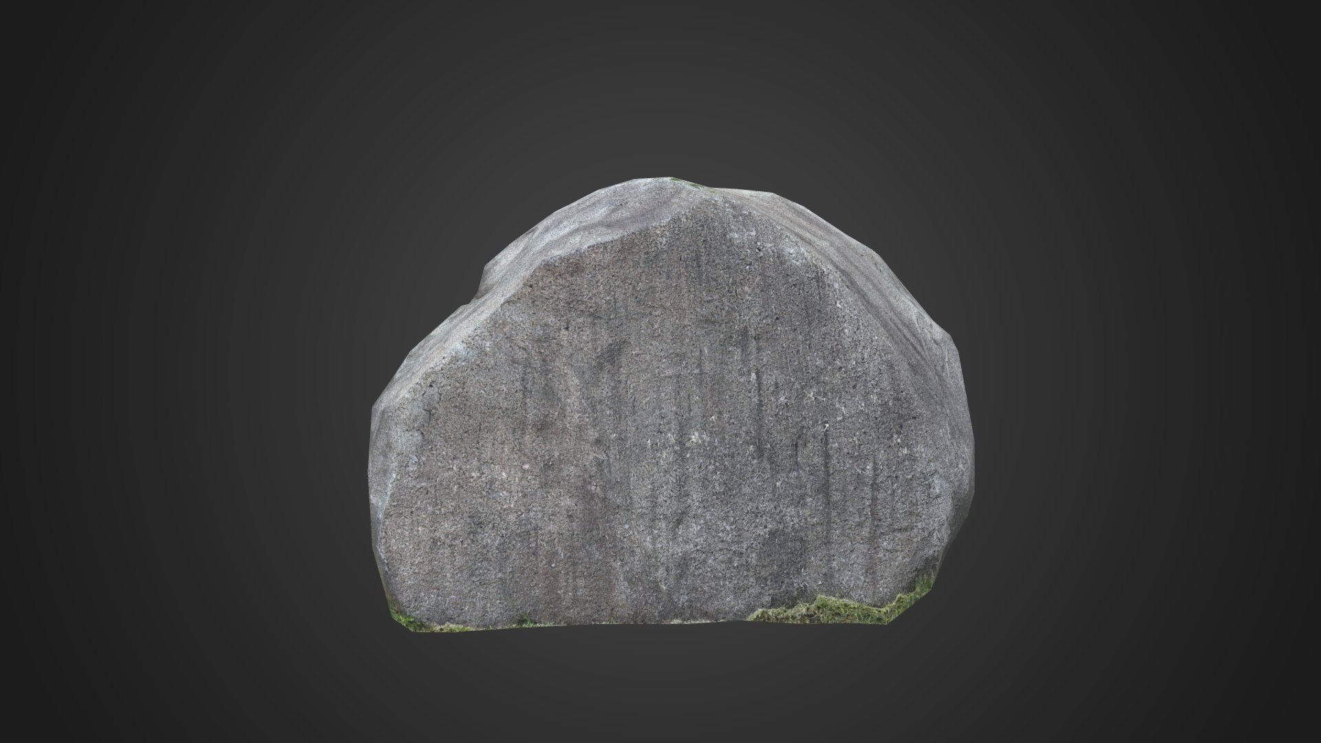 Game Ready Mossy Grey Rock 3D - TurboSquid 2014569