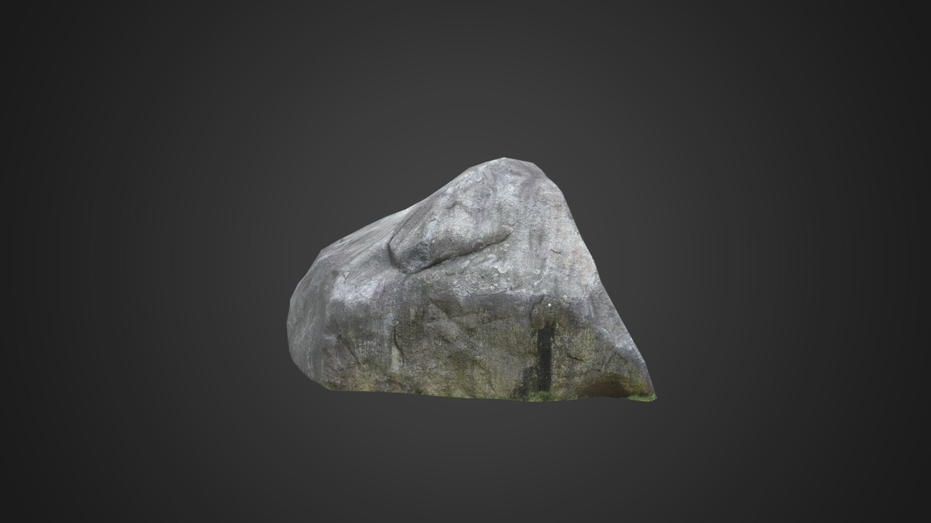 Game Ready Mossy Grey Rock 3D - TurboSquid 2014569