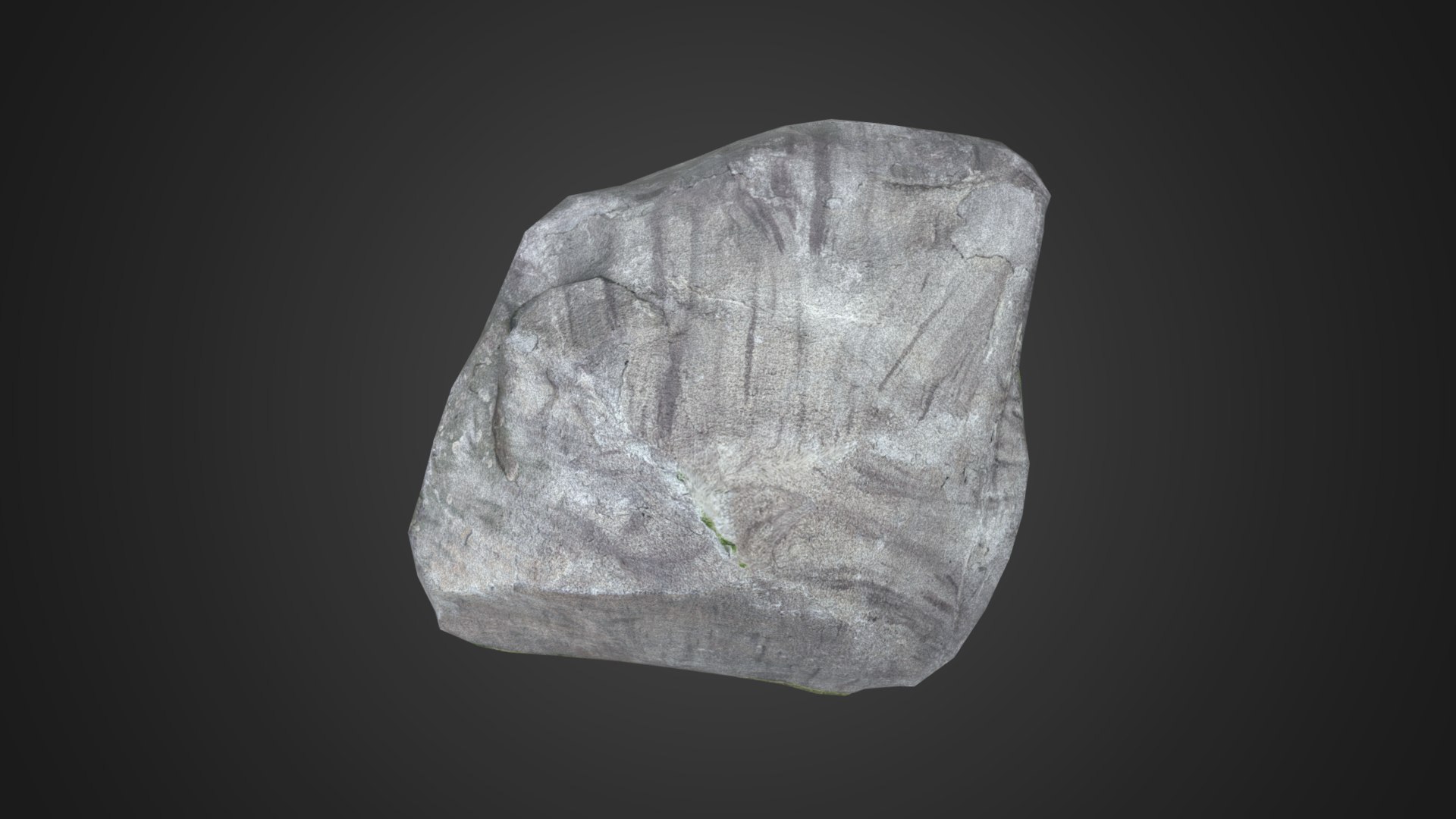 Game Ready Mossy Grey Rock 3D - TurboSquid 2014569