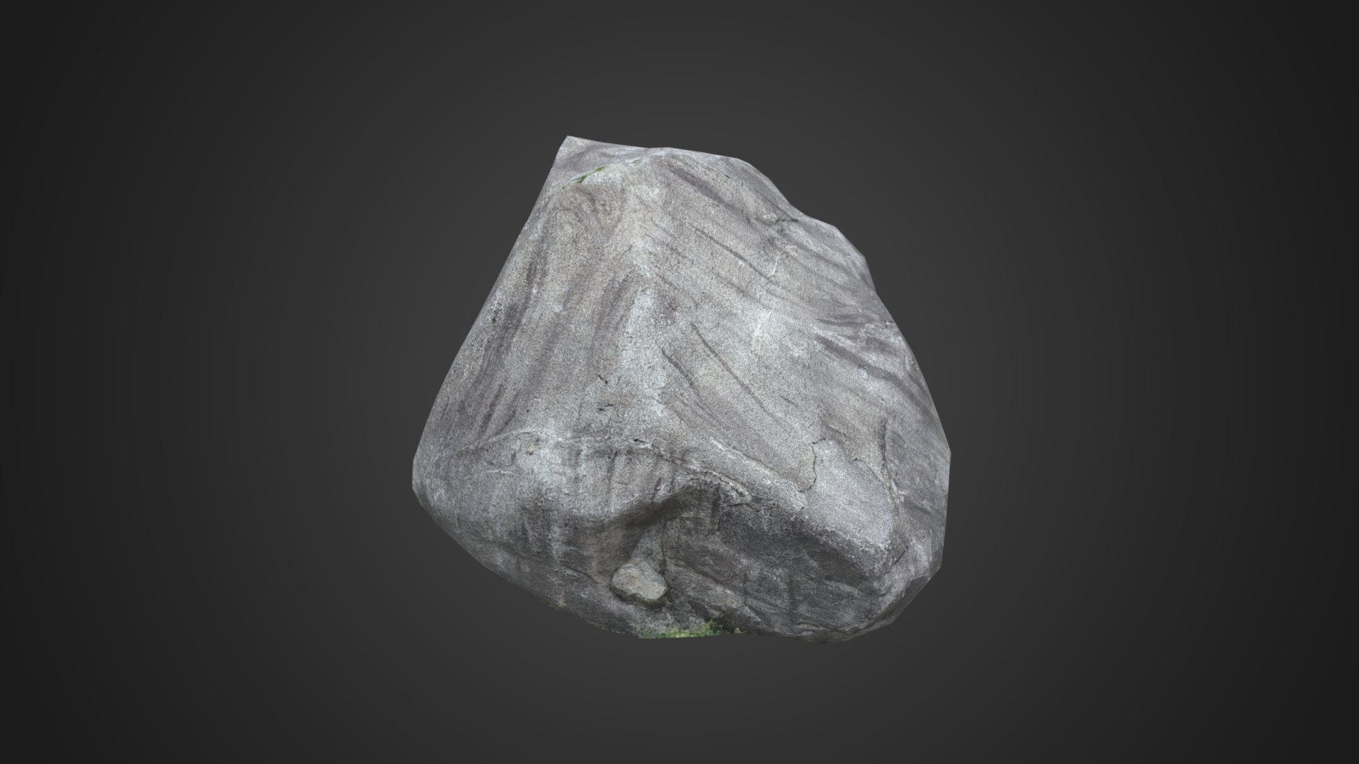 Game Ready Mossy Grey Rock 3D - TurboSquid 2014569