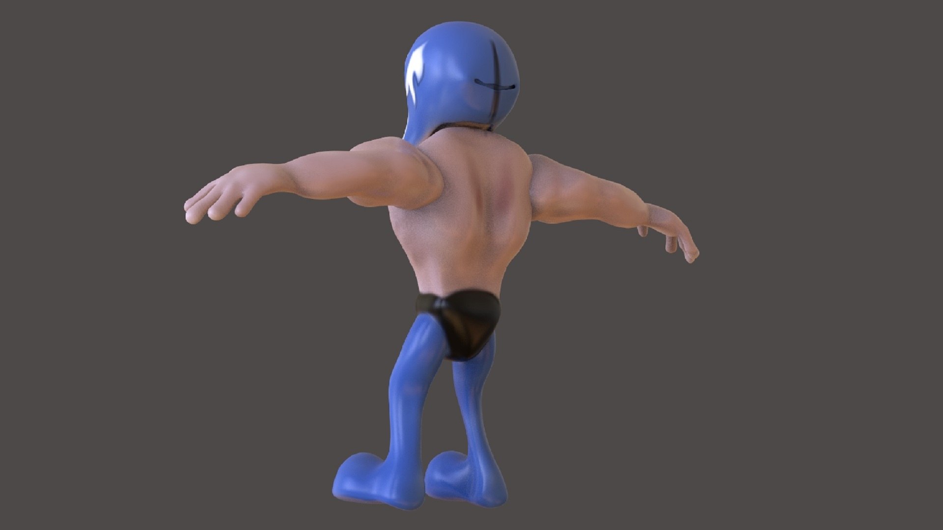 Luchador Toon 3D - TurboSquid 1737099