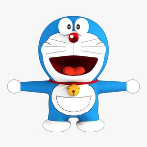 Doraemon Blender Models for Download | TurboSquid