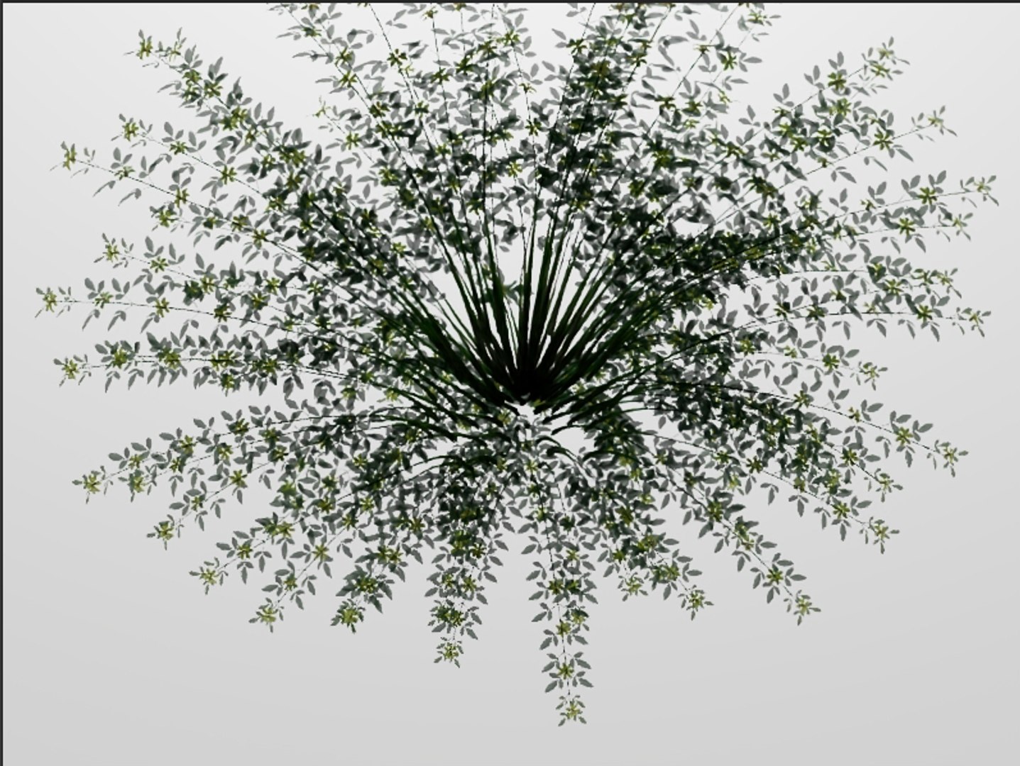 3D Yellow Branch Plant Model Model - TurboSquid 2379674
