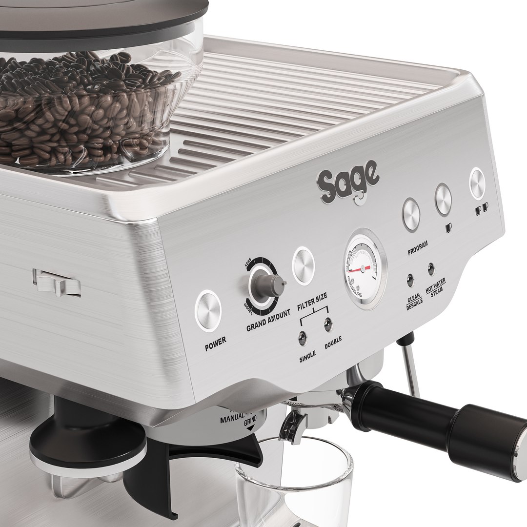 Sage The Barista Express Cofee Espresso Machine 3D Model - TurboSquid ...